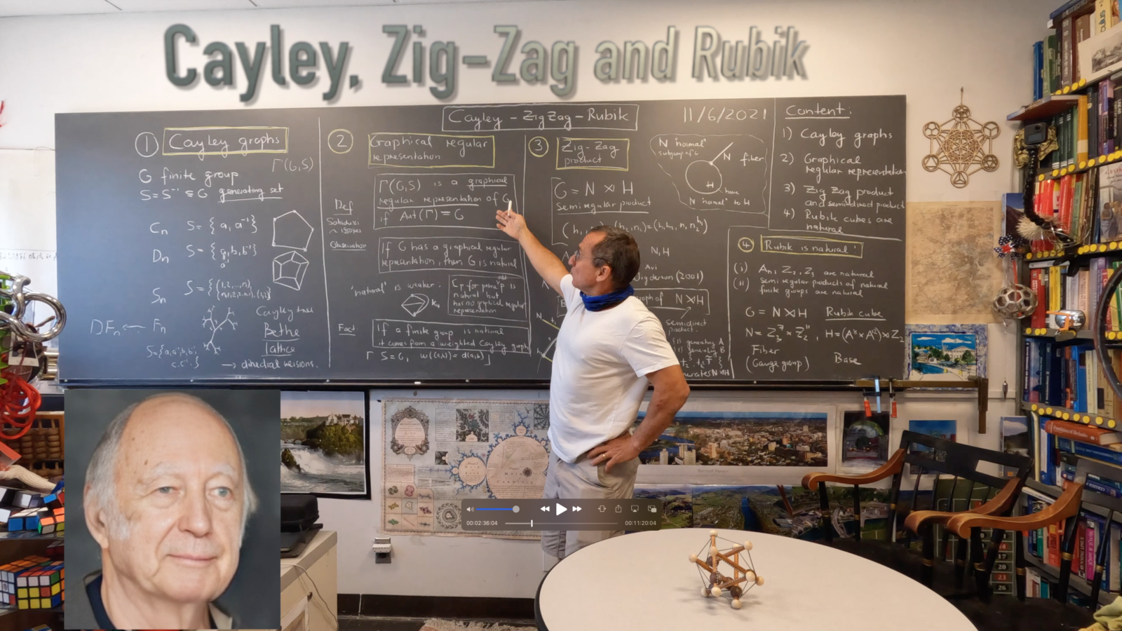 Cayley, Zig-Zag and Rubik - Quantum Calculus