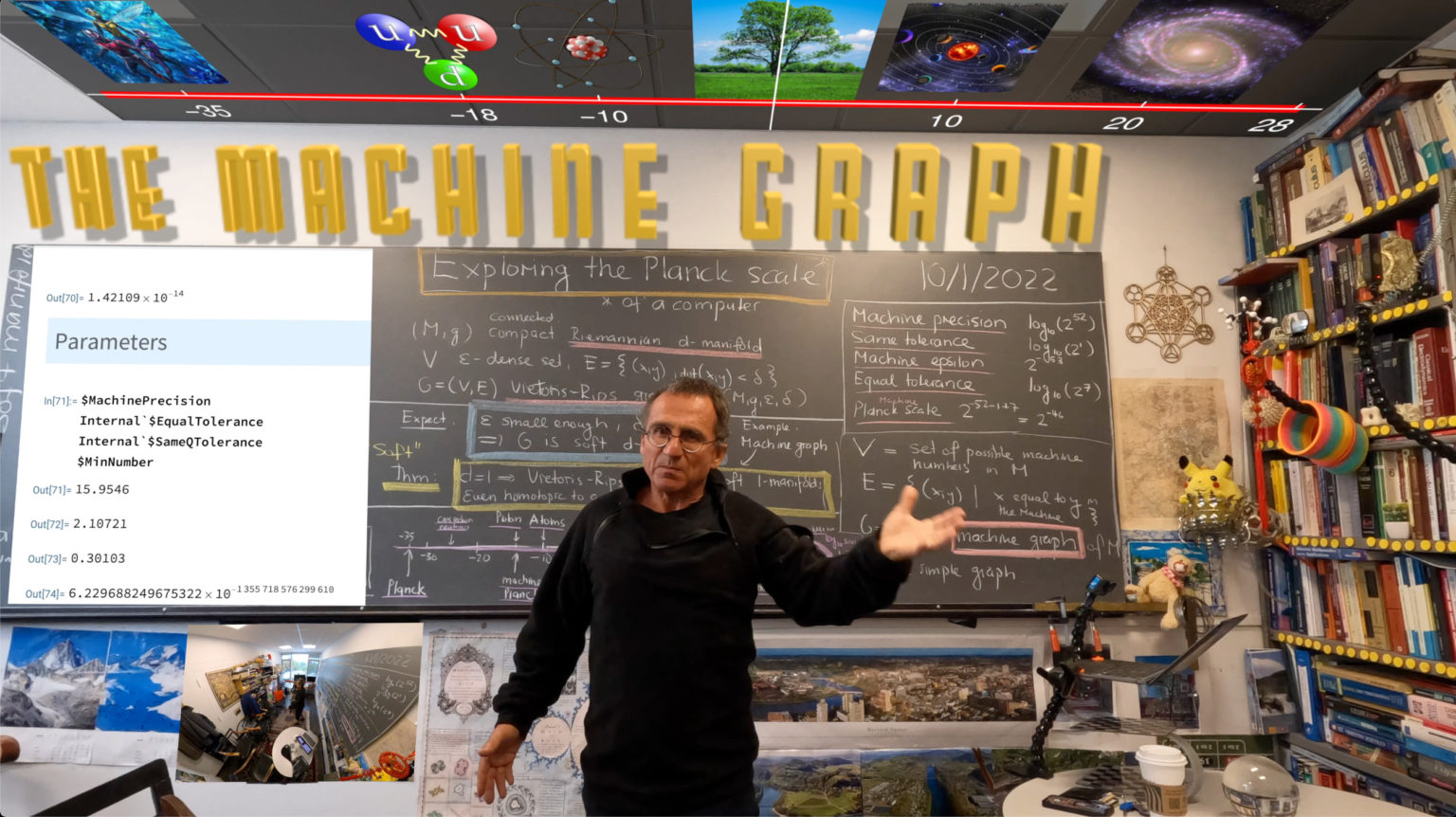 Exploring machine graphs - Quantum Calculus