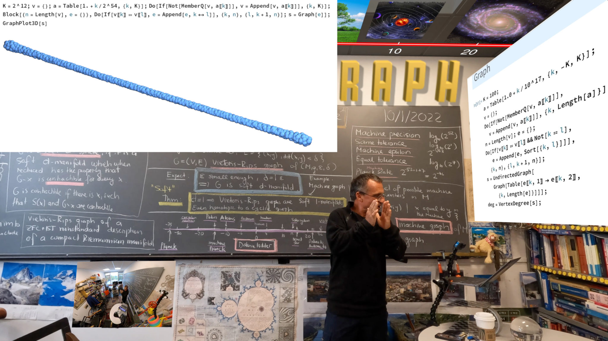 Exploring machine graphs - Quantum Calculus